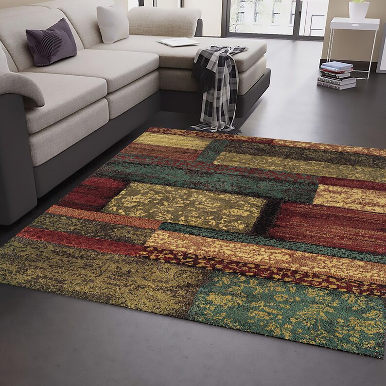 Persian Rug 5x7, Traditional Rug, Century Rug, Oushak Rug 5x7, Heriz ...