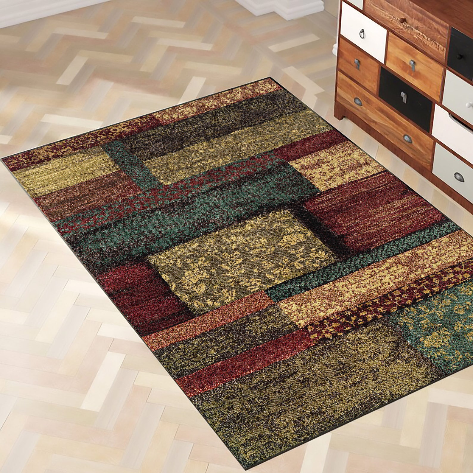 Persian Rug 5x7, Traditional Rug, Century Rug, Oushak Rug 5x7, Heriz ...