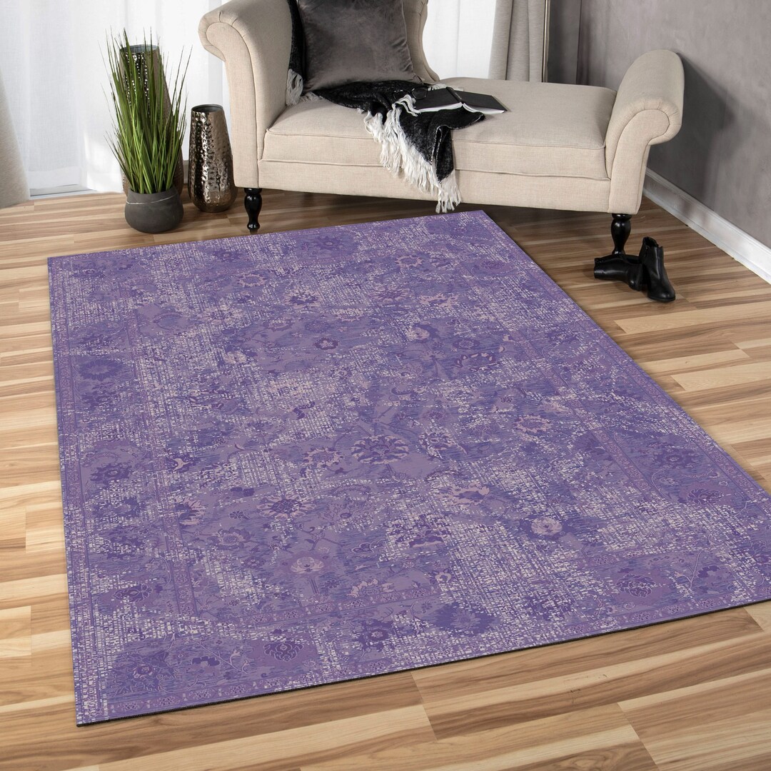 Purple Turkish Rug, Oriental Rug 8x10, Rug 8x10, Area Rugs 8x10 ...