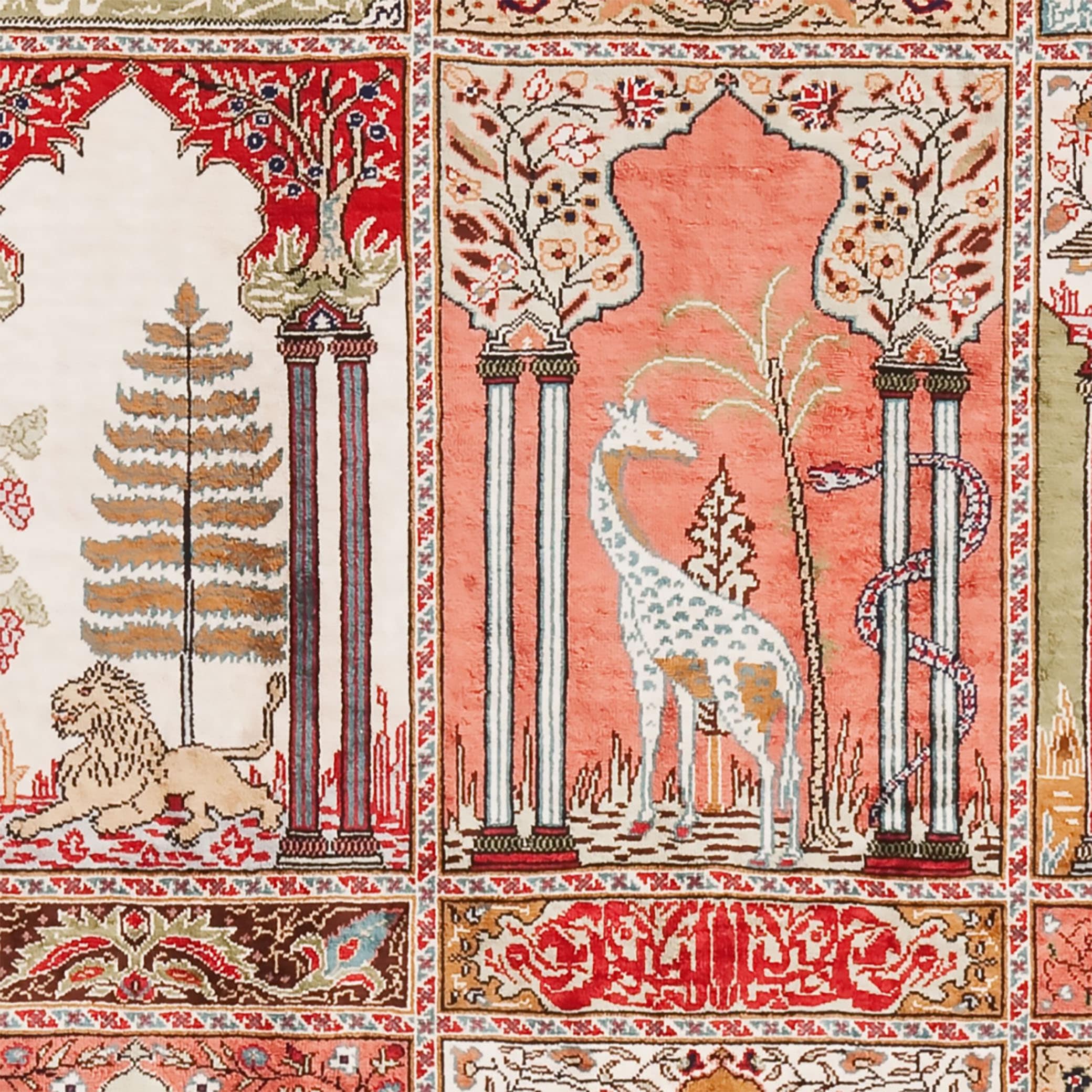 Persian Rug, Persian Rug Animal, Persian Carpet,lion Rug,persian Rug ...