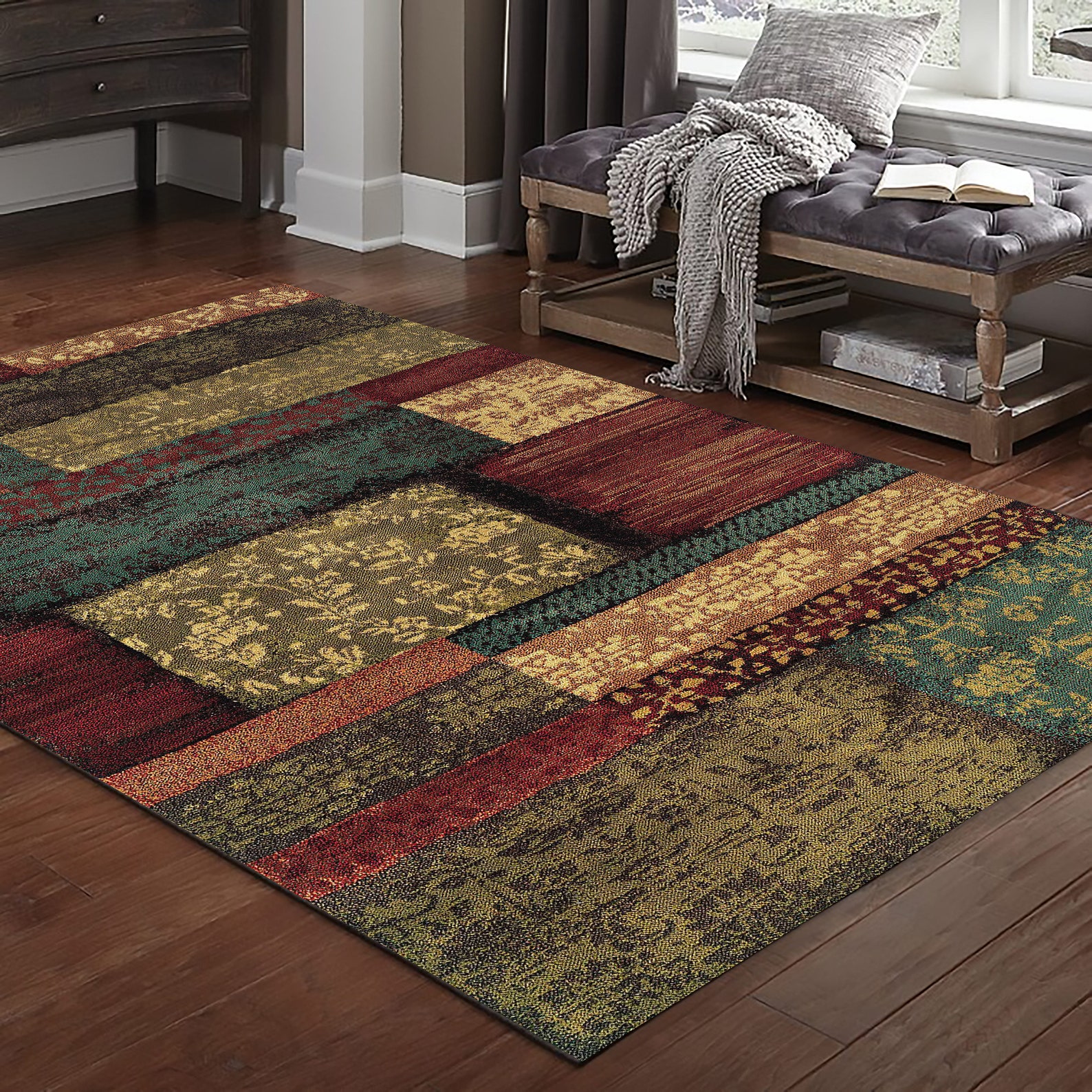 Persian Rug 5x7, Traditional Rug, Century Rug, Oushak Rug 5x7, Heriz ...