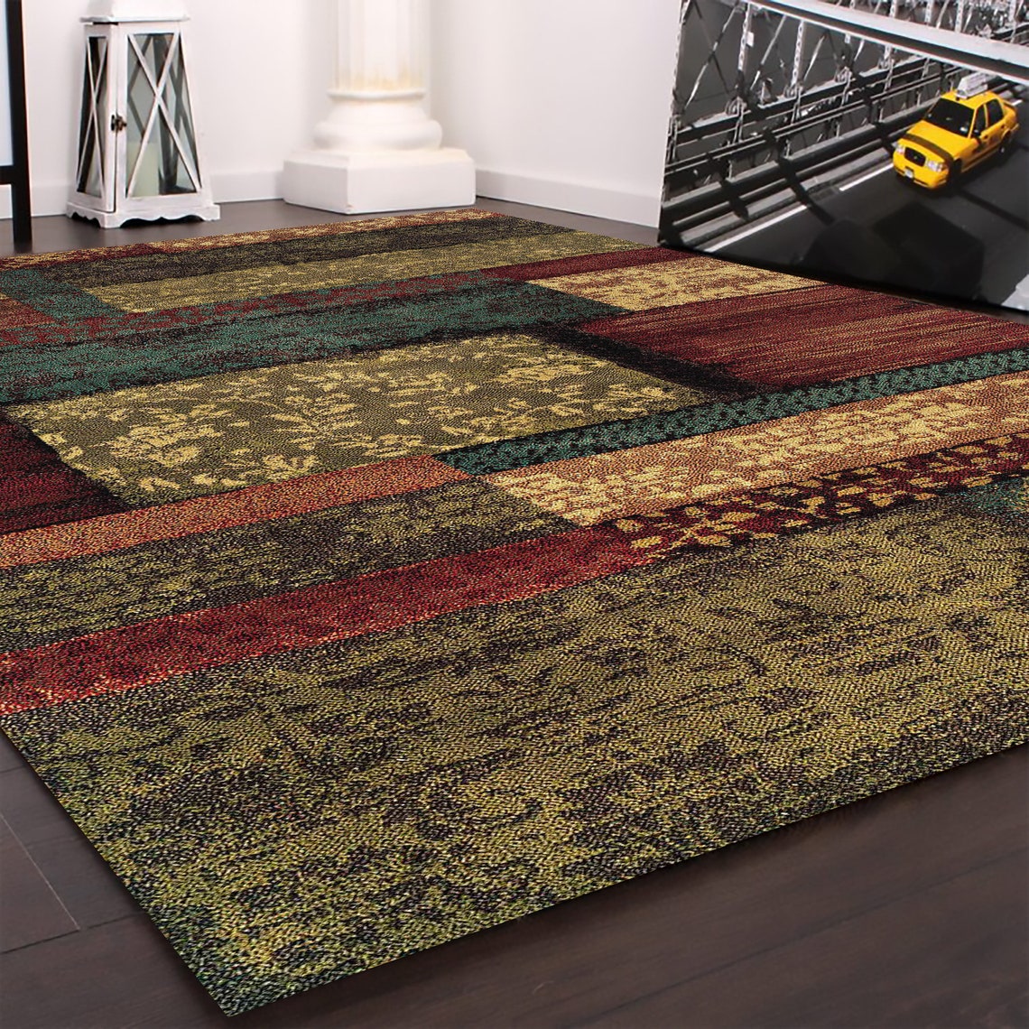 Persian Rug 5x7, Traditional Rug, Century Rug, Oushak Rug 5x7, Heriz ...