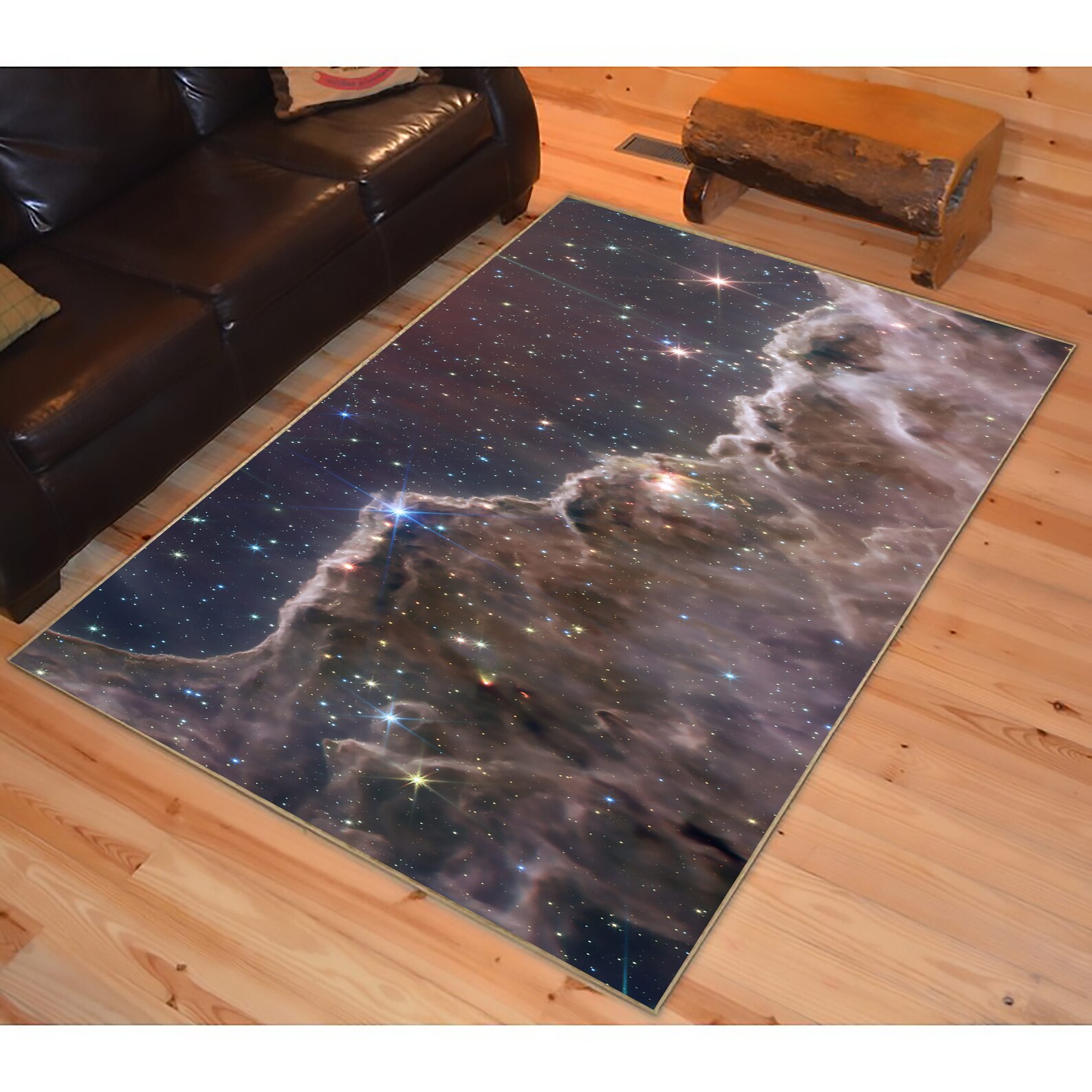 James Webb Rug, Nasa Rug, Carina Nebula Rug, Cosmic Cliffs Rug, Star ...