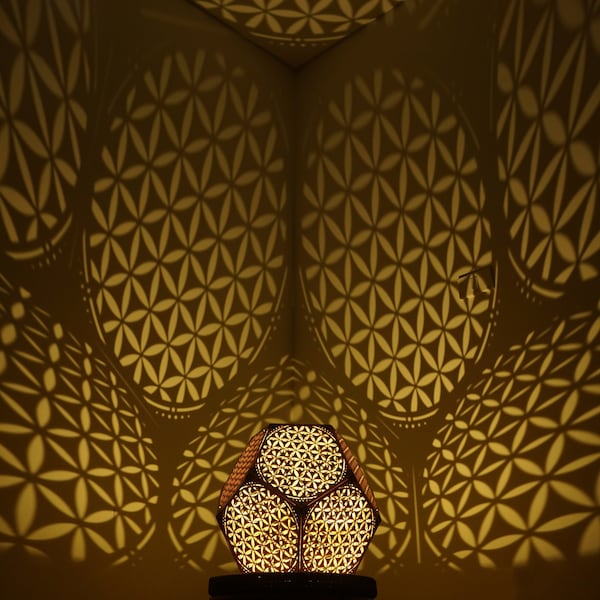 Sacred Geometry Lamp - Etsy