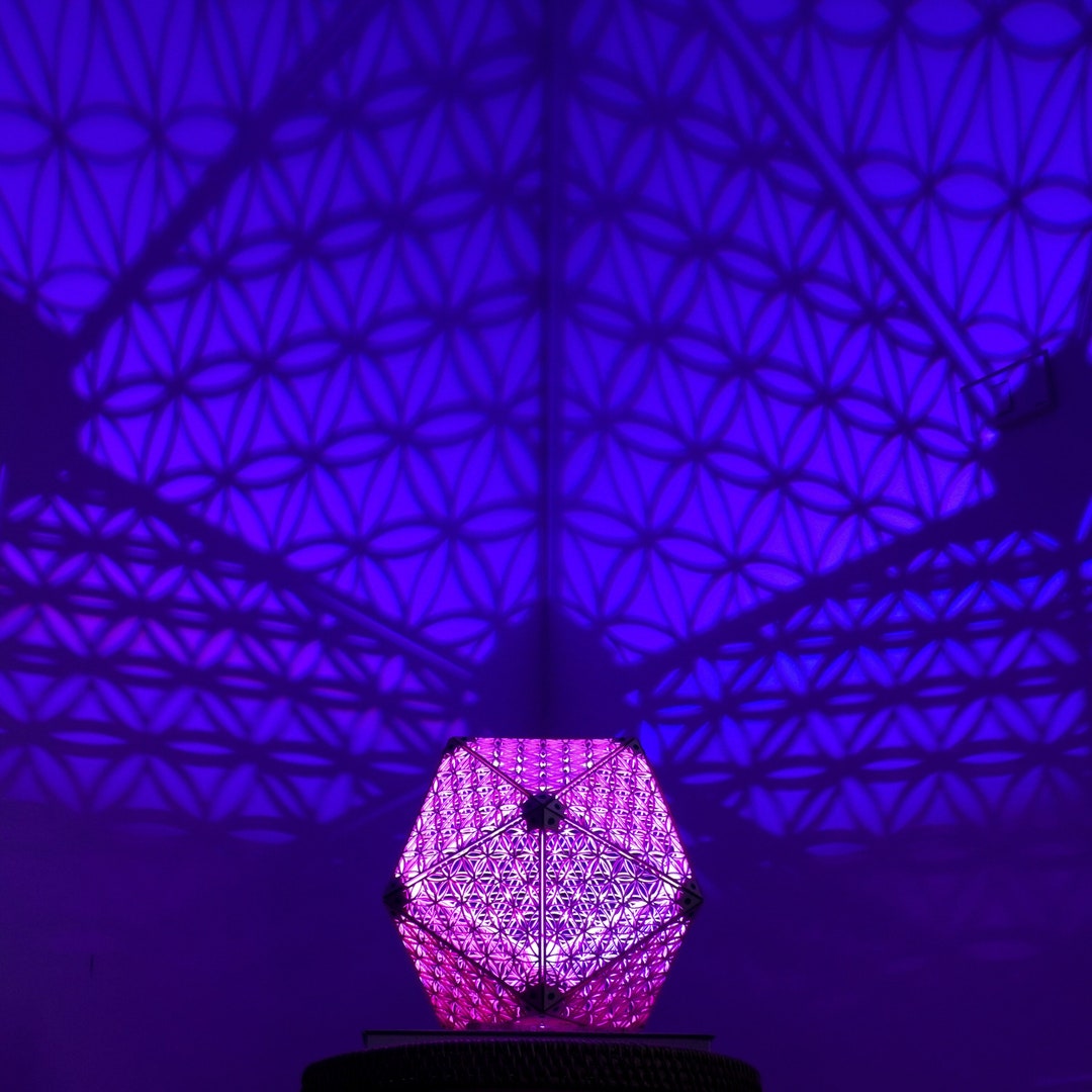 Hyperi RGB Shadow Lamp Geometry Night Light Shade Lantern - Etsy