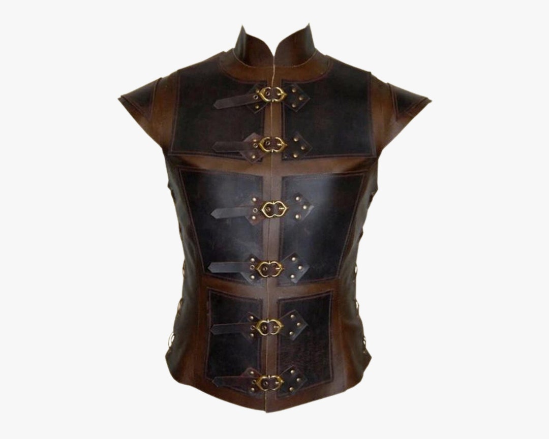Medieval Warrior Leather Jerkin for Men, Renaissance Leather Vest for ...