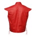 Genuine Leather Mens Jerkin Red Vest, Stylish Renaissance Laced Leather ...