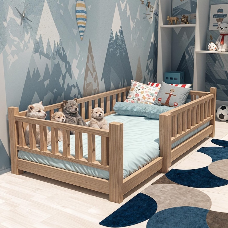 Boy Bed Frame Plan - Etsy