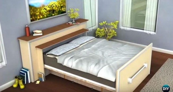 Roll Out Bed Plan Bed in Box Project Trundle Bed Blueprint - Etsy UK