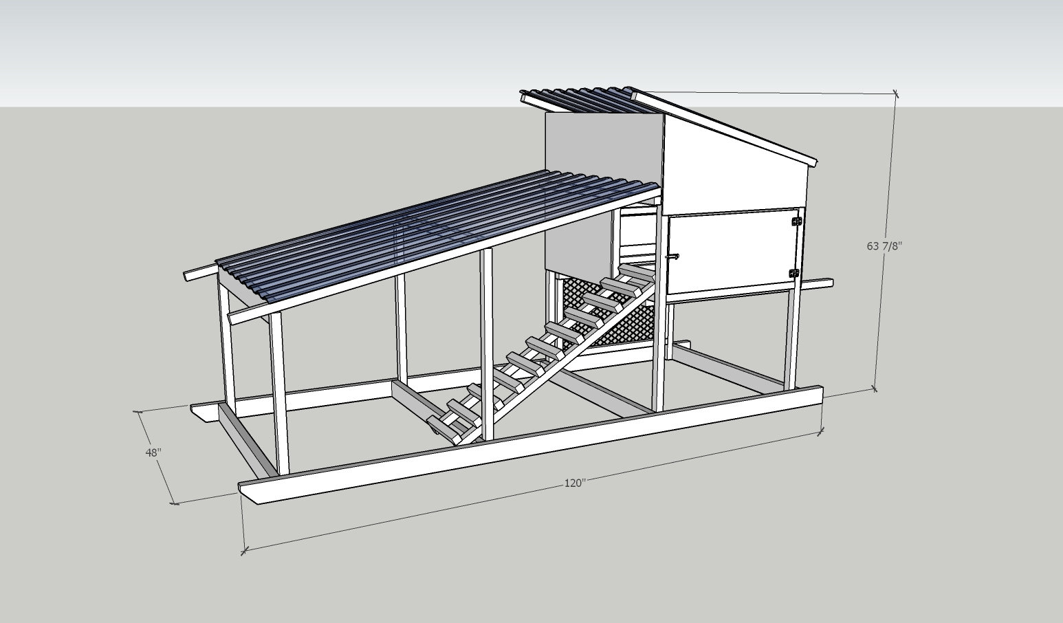 Movable Chicken Coop Plans PDF 10'x4' Chicken - Etsy Australia
