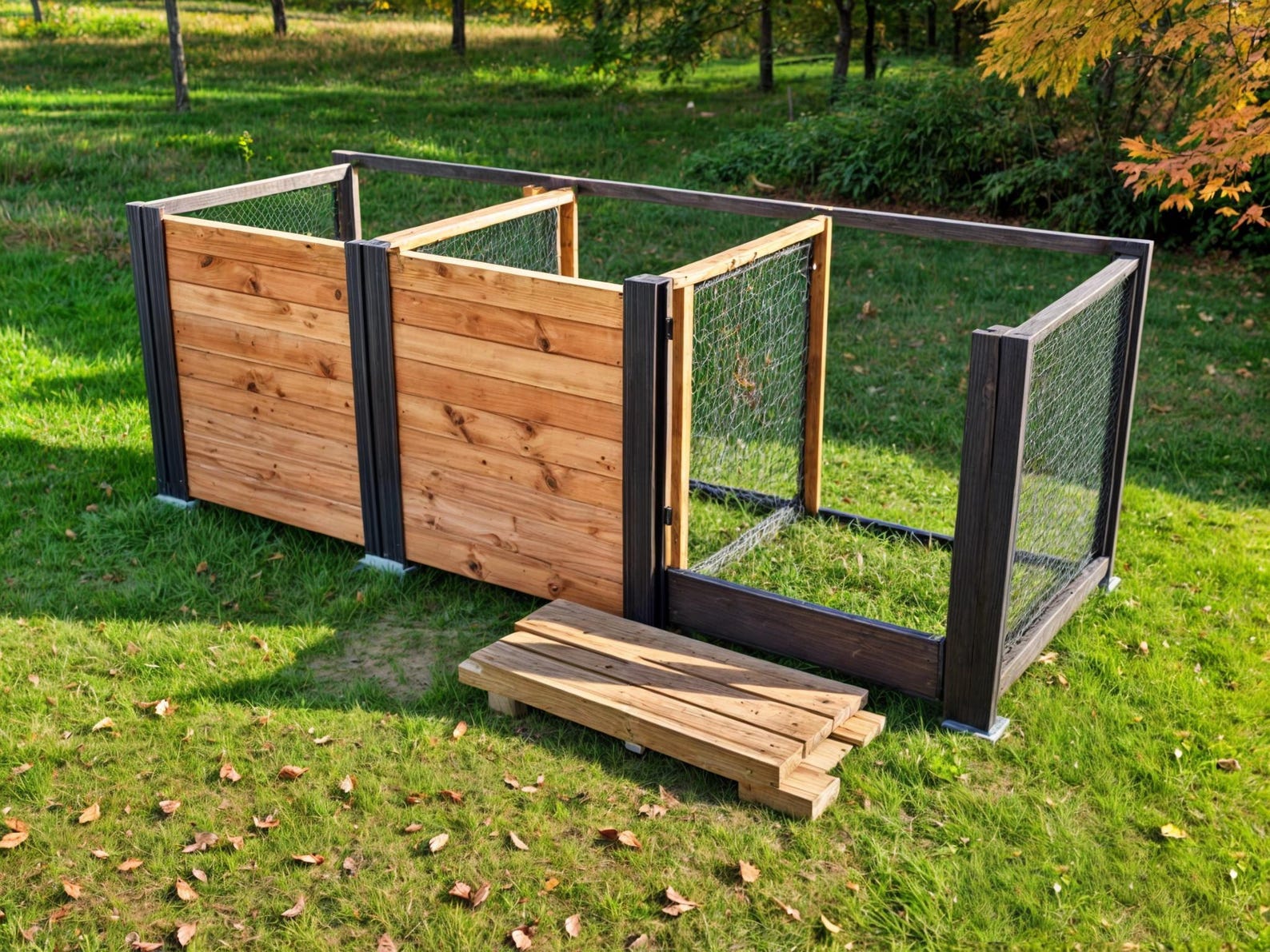 DIY Backyard Compost Bin Plan | Eco-friendly & Easy to Build - Etsy