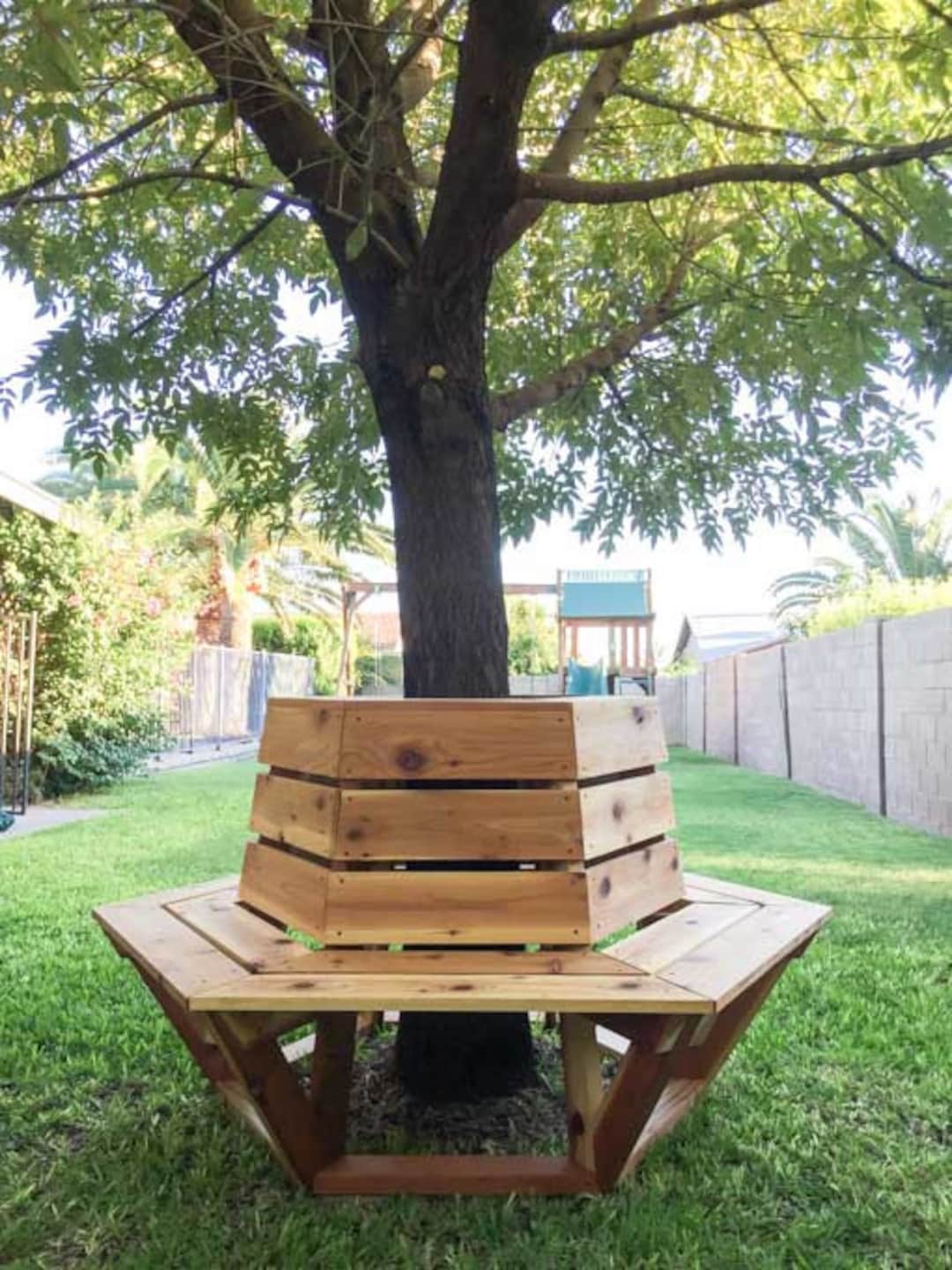 Tree Bench Plans. DIY Plans - Etsy