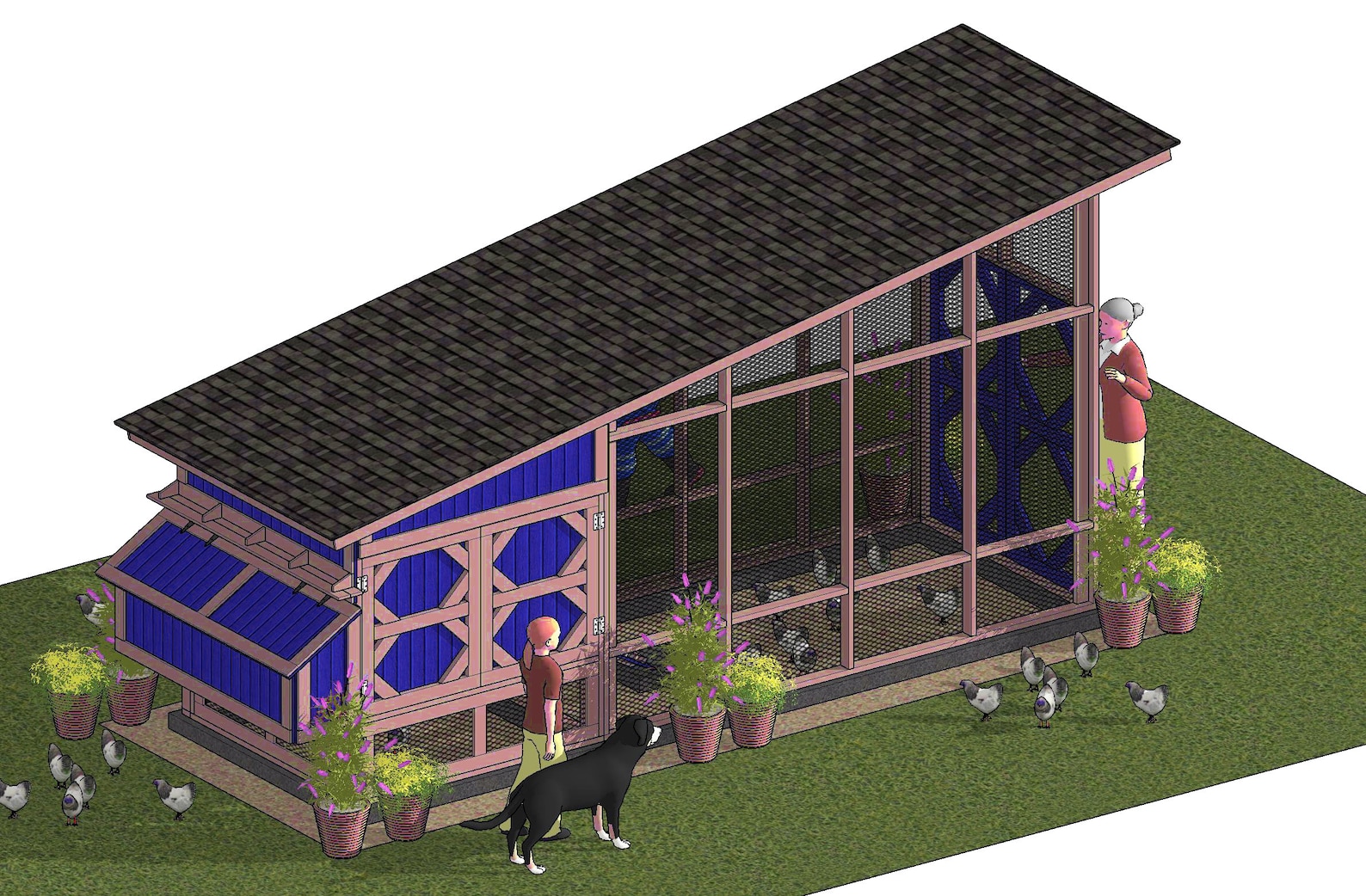 DIY Chicken Coop Plans PDF 19' X 6' Backyard | Etsy