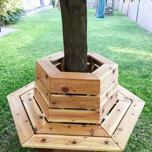 Tree Bench Plans. DIY Plans - Etsy