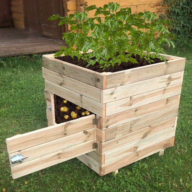 Potato Planter Box PDF Plan: Outdoor Garden (24x24x28) (digital ...
