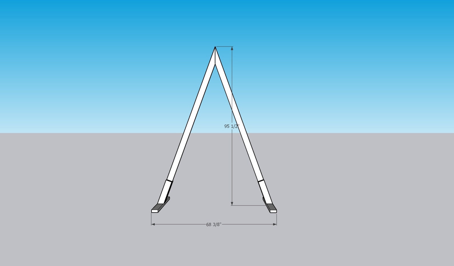 Triangle Wedding Arch DIY Plan: A-frame Arbor (PDF) - Etsy UK