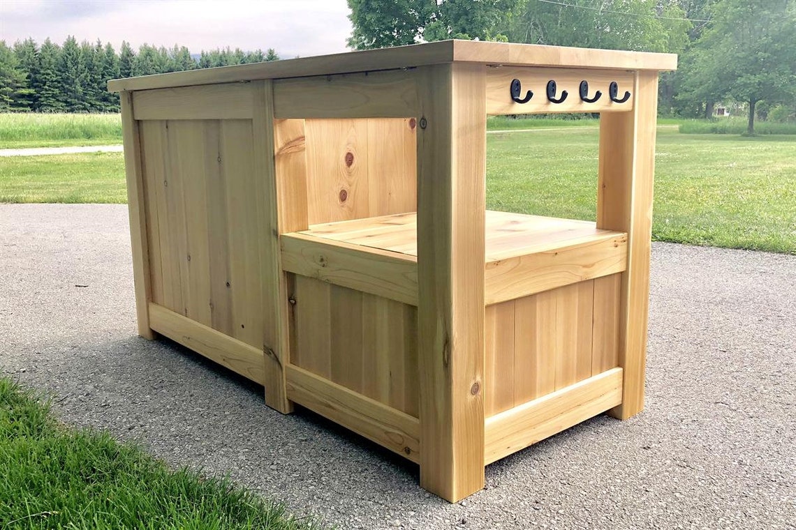 Custom Grill Table for Big Green Egg, Kamado Joe / Grill Cart Plans - Etsy
