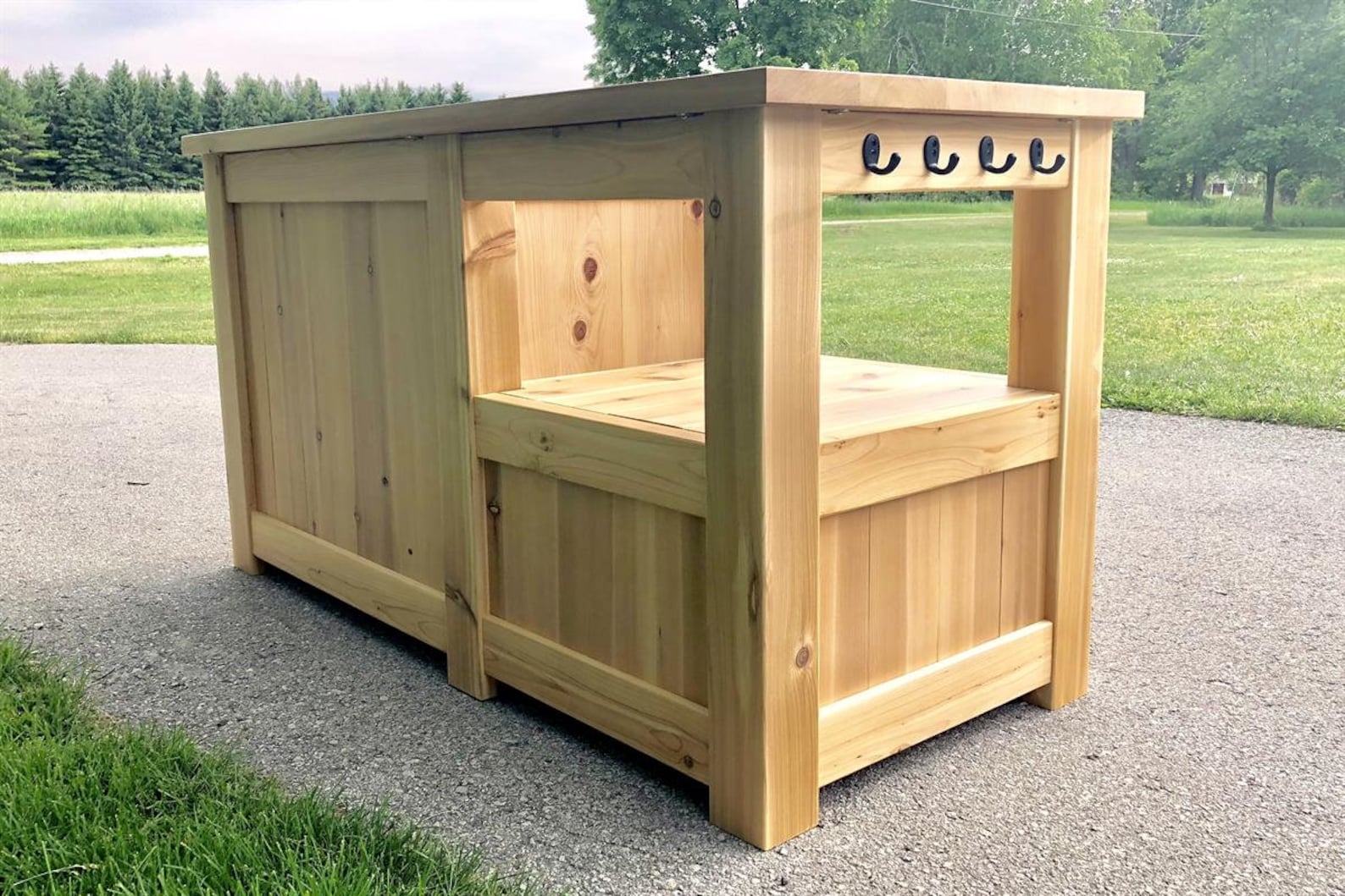 Custom Grill Table for Big Green Egg, Kamado Joe / Grill Cart Plans - Etsy