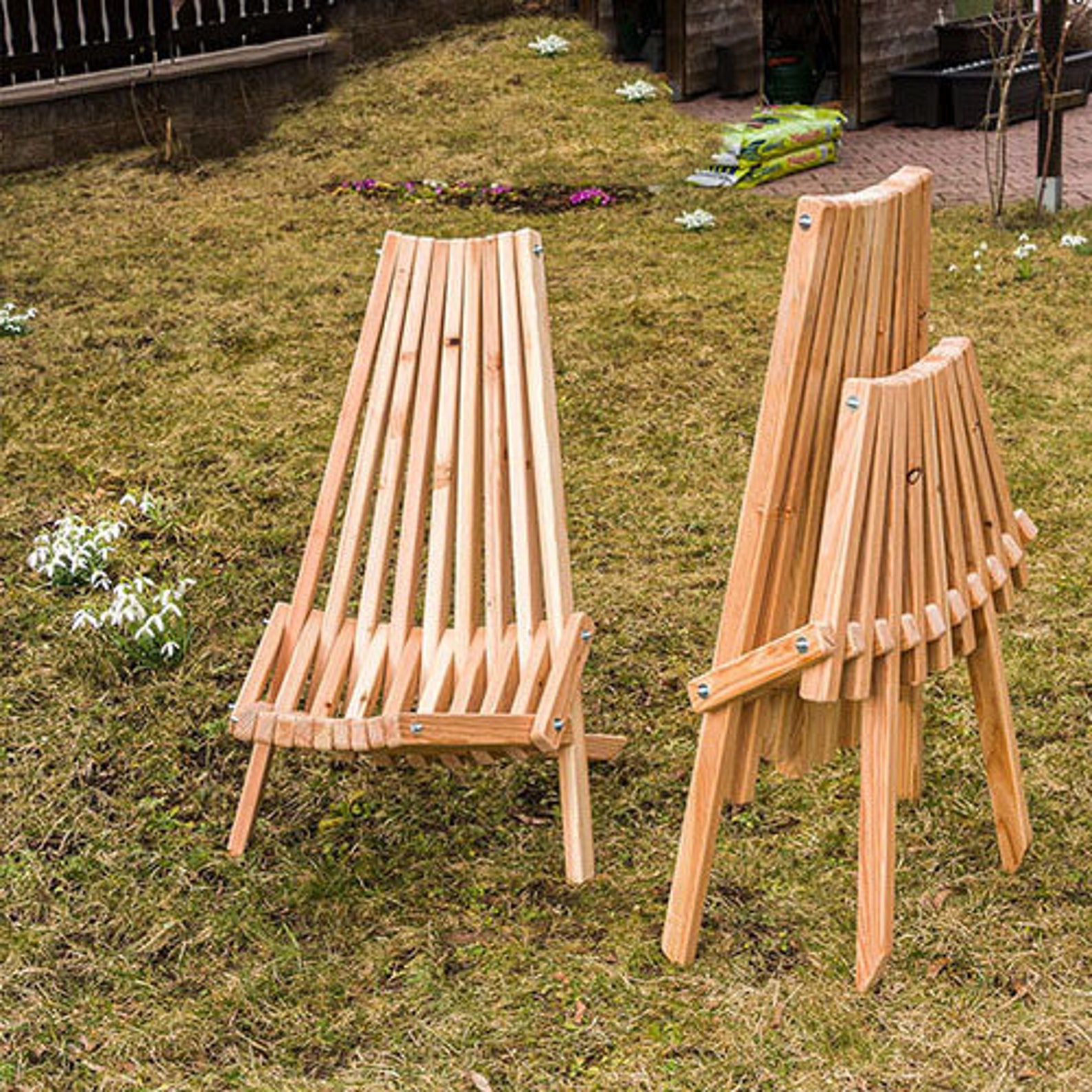 Kentucky Stick Chair Plans PDF Plan Folding Wooden Chair - Etsy
