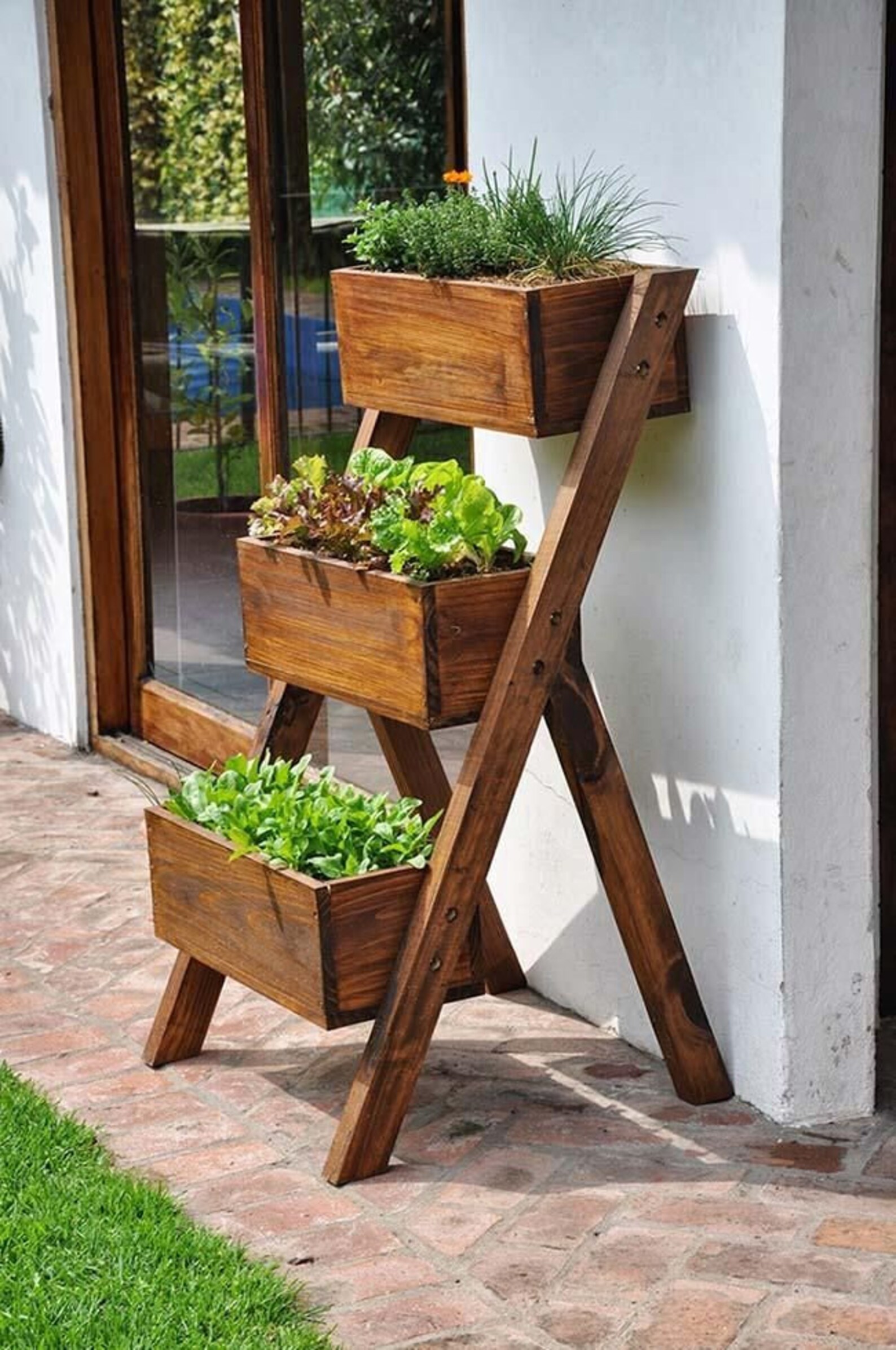 Three Tier Planter Plan Veggie Planter Outdoor Planter - Etsy Canada