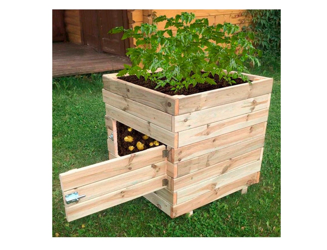 Potato Planter Plan PDF, Potato Planter Box Plan, Planter Plans, Garden ...