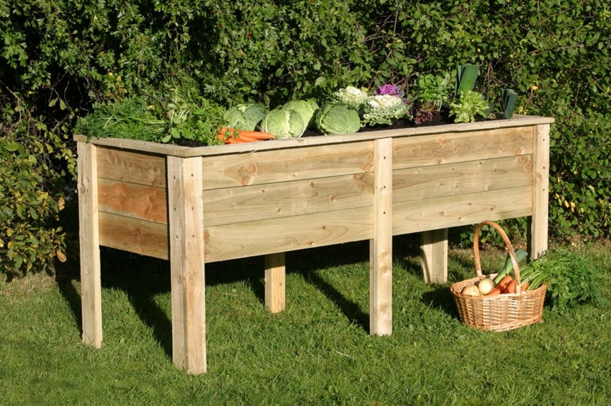 Raised Garden Box Plan PDF: 8'x3' Veggie Planter (digital Download) - Etsy