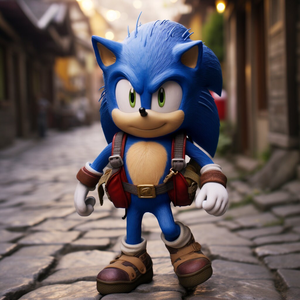Hyper Realistic Sonic The Hedgehog