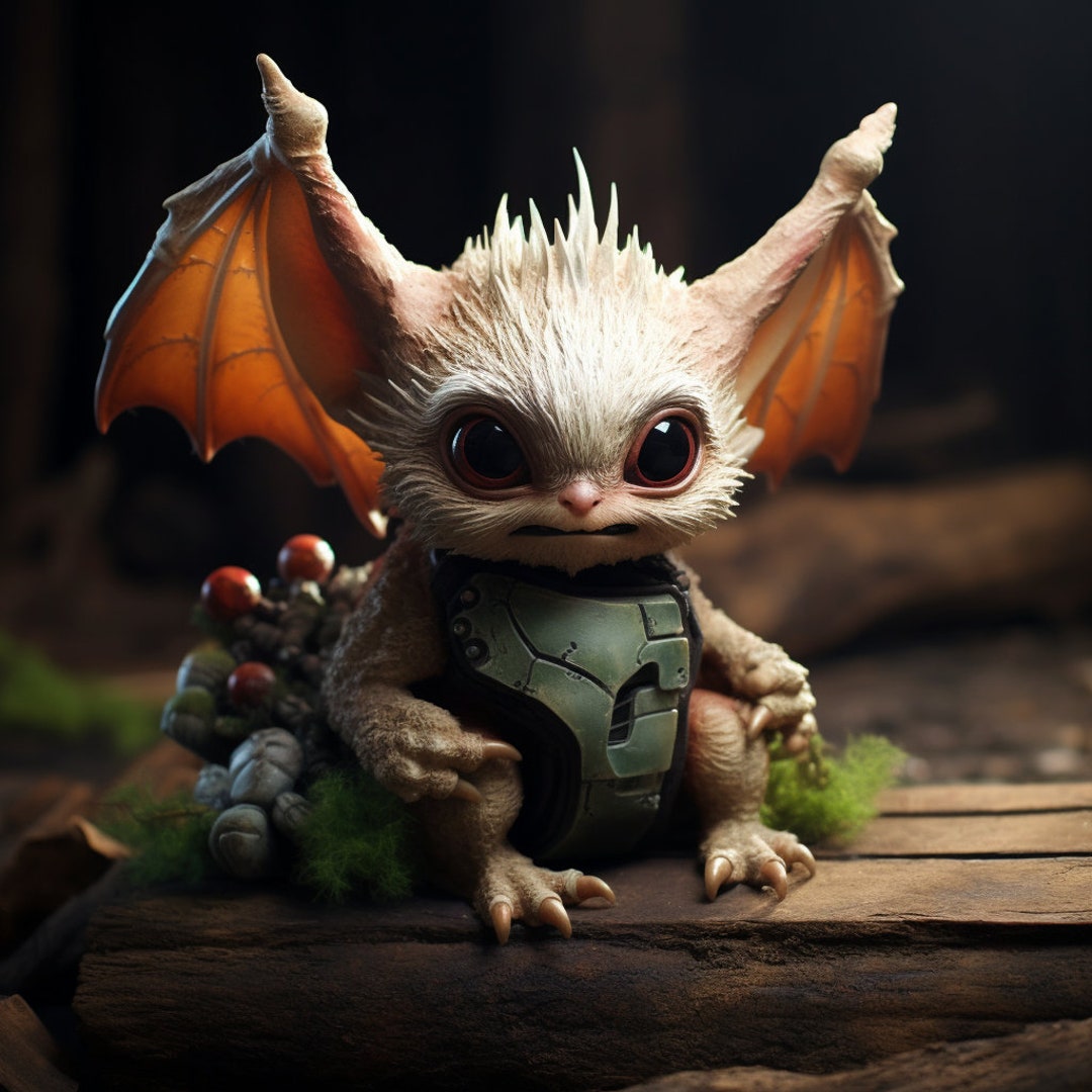 Handmade Hyper Realistic Mohawk Gremlins Plush Doll OOAK - Etsy