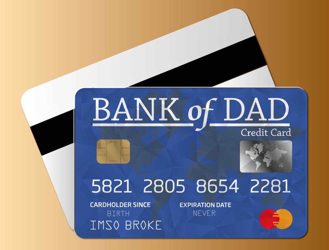 Bank of Dad PNG, Fathers Day PNG, Fathers Day Gift, Gift for Dad, Best ...