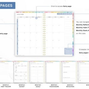 2024 Super Digital Planner: Ultimate Hyperlinked Goodnotes and ...
