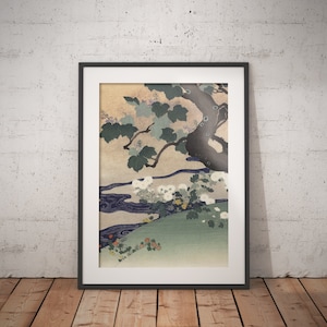 Japanese Nature Landscape Poster, Traditional Japanese Landscape Art ...