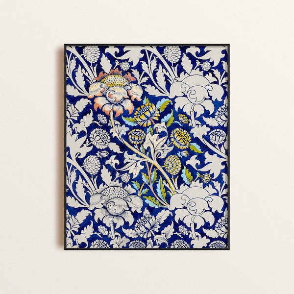 Royal Blue Wall Art - Etsy