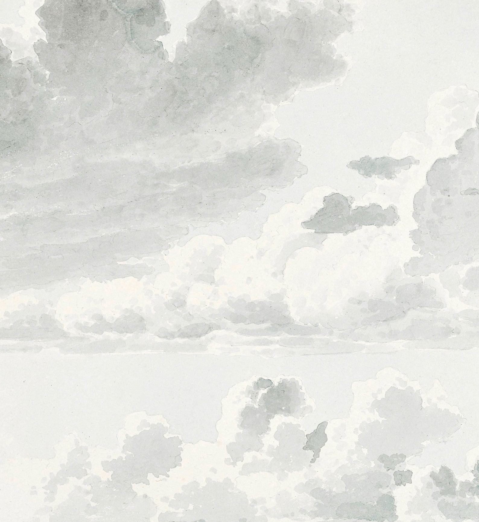 Soft Clouds Art Print Clouds Water Color Wall Art Light and | Etsy