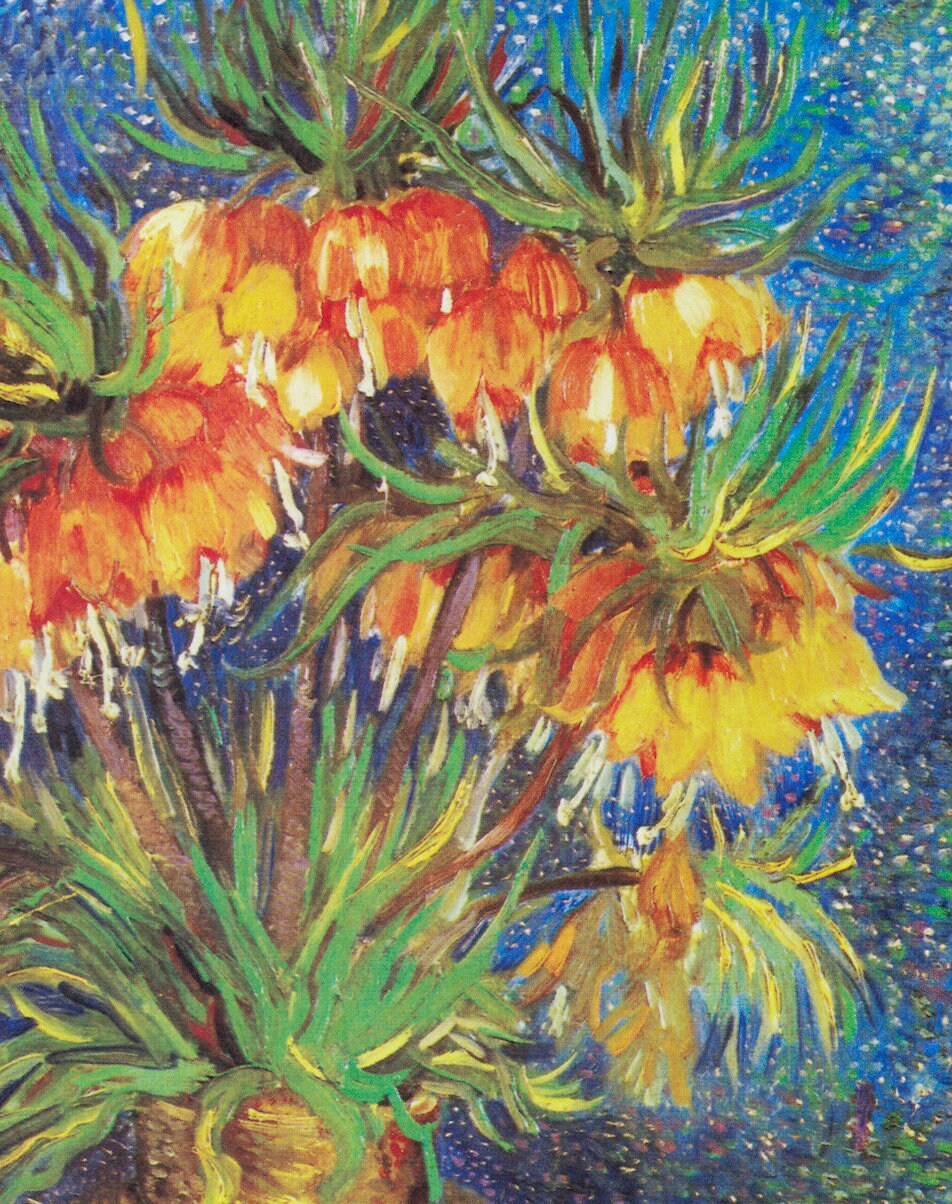 Van Gogh Fritillaria Still Life Poster Van Gogh Crown - Etsy