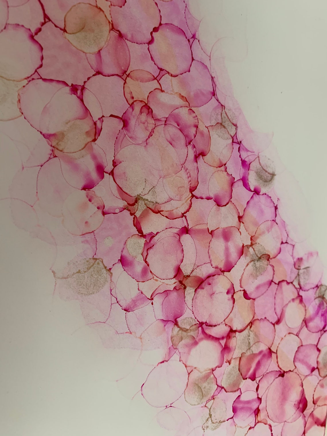 Cotton Candy Hand Painted Alcohol Ink Art - Etsy Canada