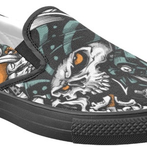 Men's Cholo Slip on Sneakers Shoes Boots Chicano Vato Gangster Mexican ...