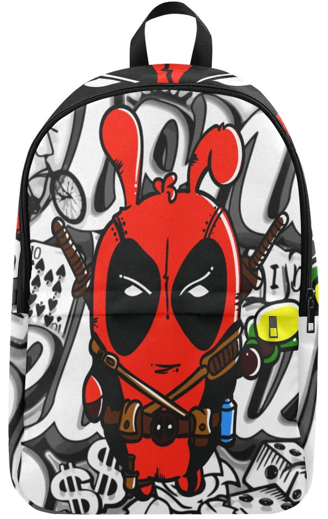 Deadpool Backpack Bag Bags Handbag Superhero Gangsta Parody - Etsy