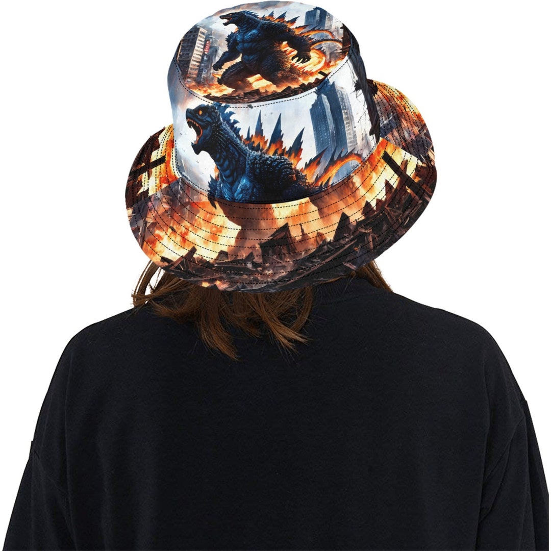 Bucket Hat Godzilla Gojira Kaiju Art - Etsy