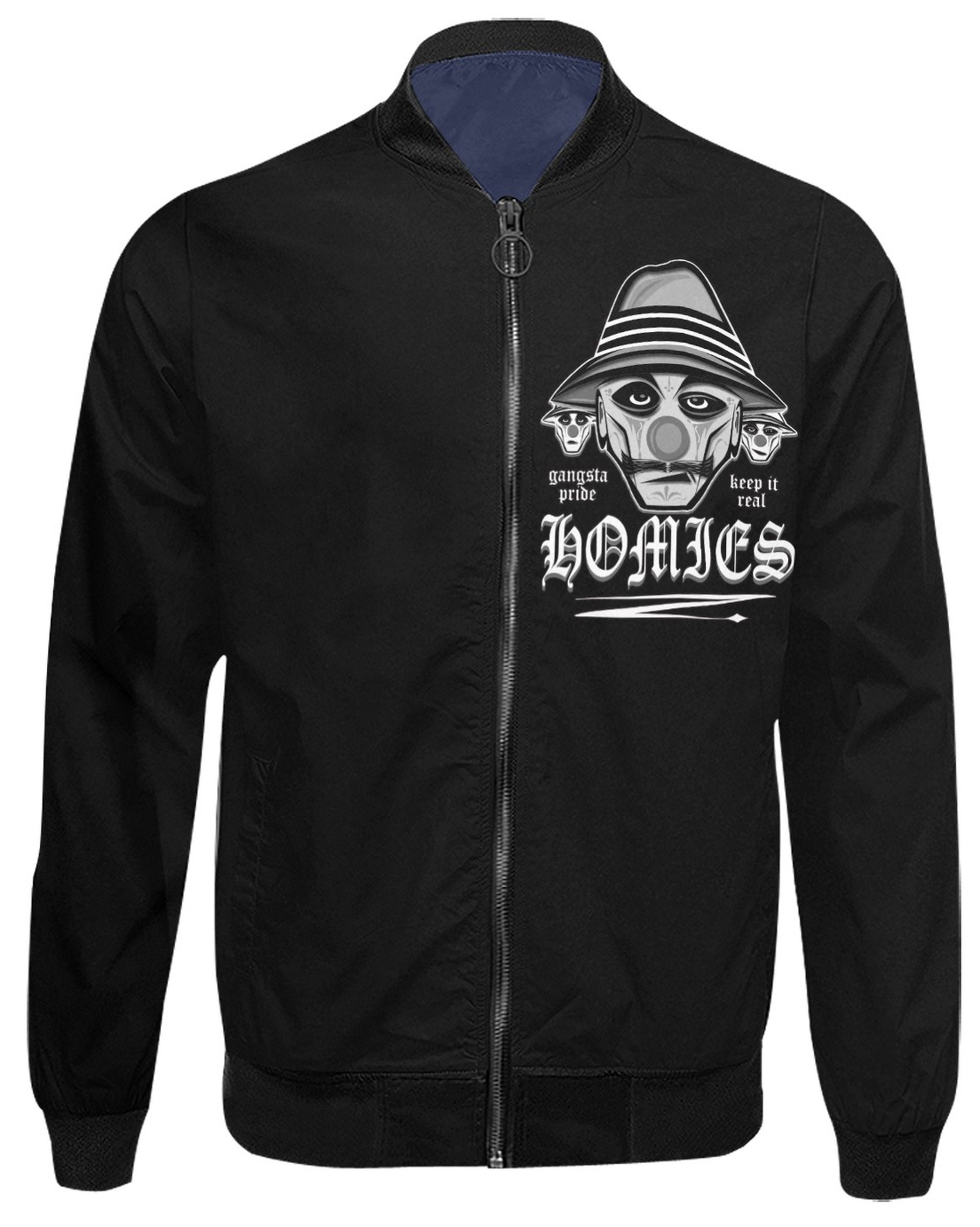 Homies Bomber Jacket Chicano Cholo Mexican Gangsta Thug Raider - Etsy