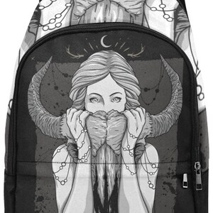 Baphomet Backpack Bag Bags Handbag Goat Witch Satan Occult Devil ...