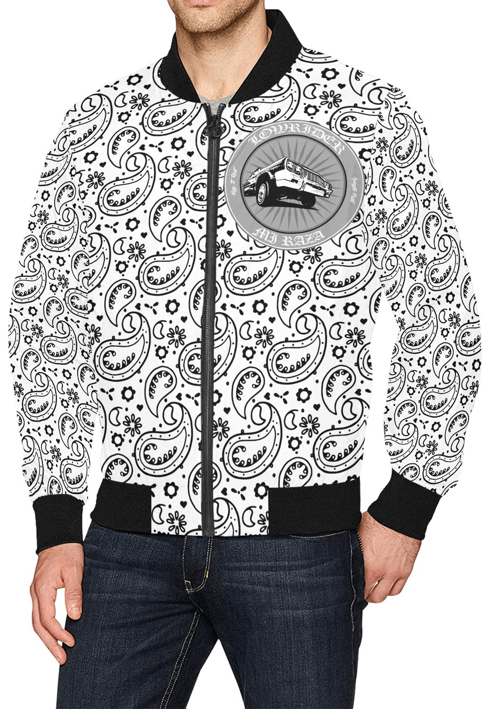 Lowrider Bomber Jacket Impala Chicano Cholo Mexican Gangsta Cartel ...