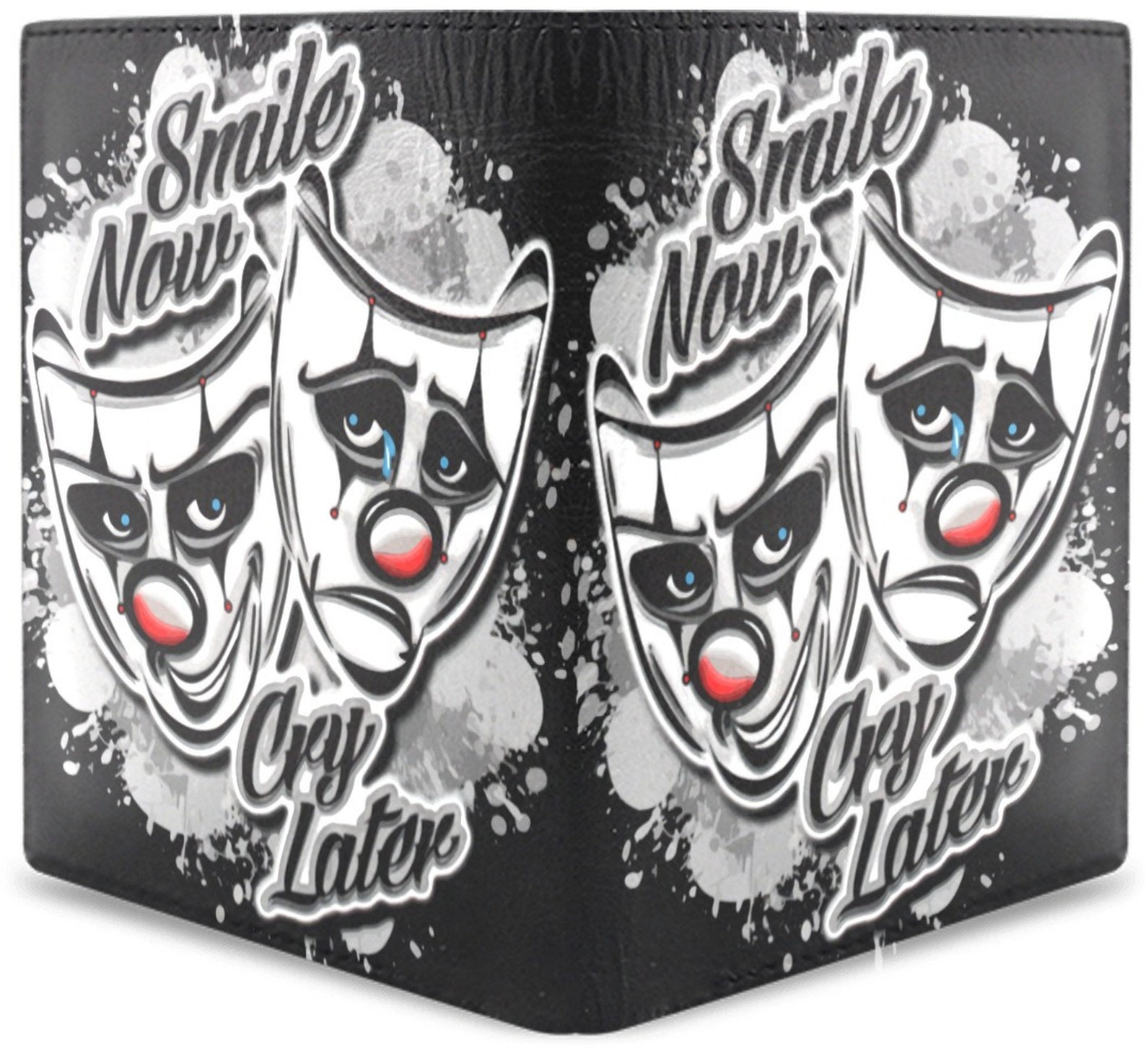 Smile Now Cry Later Wallet Gangsta Purse Cholo Chicano - Etsy UK