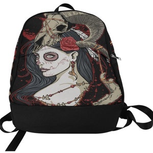 Occult Backpack Bag Bags Handbag Goat Witch Satan Devil Baphomet ...