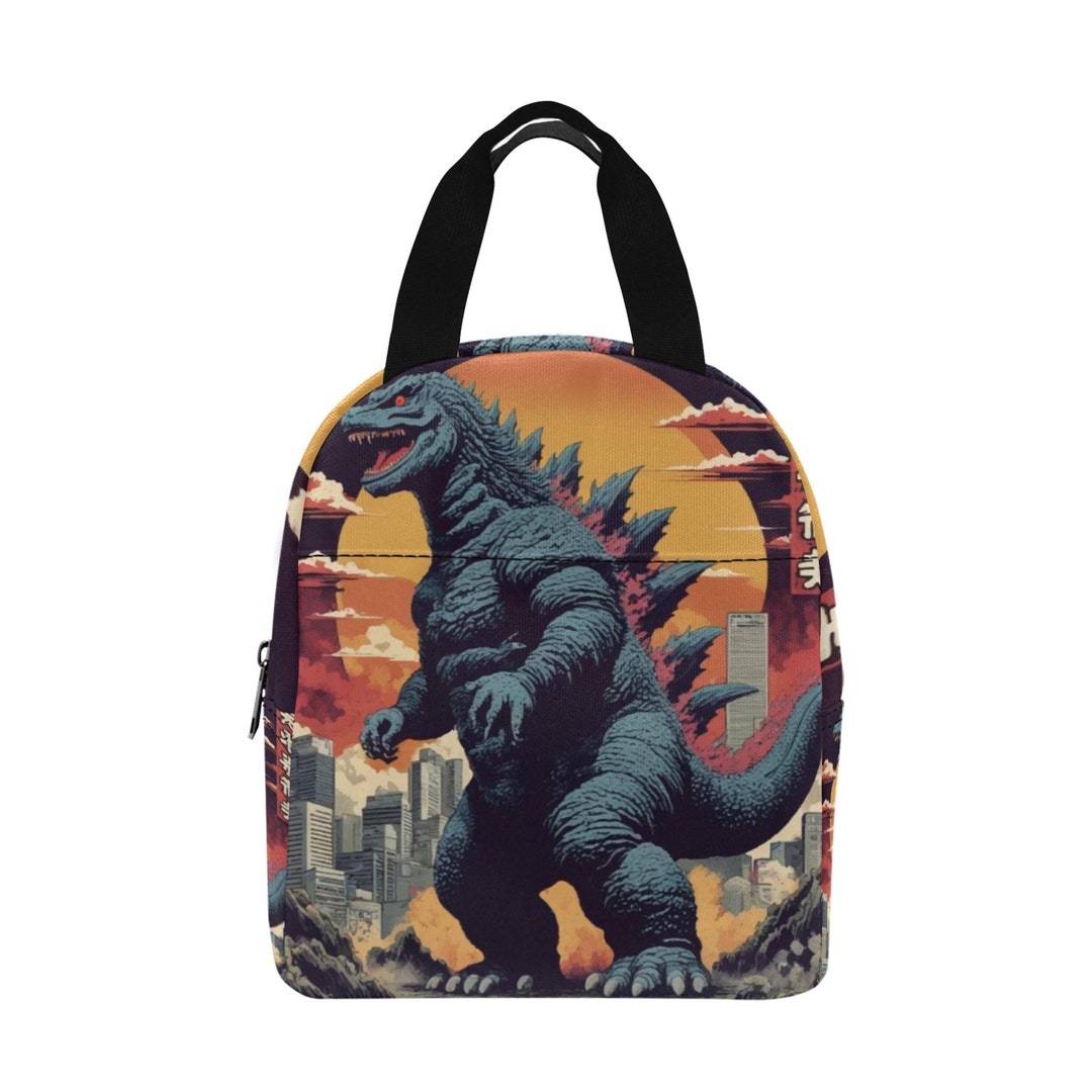Godzilla Insulated Lunch Pouch Kaiju Lunch Boxes for Adults Gojira ...
