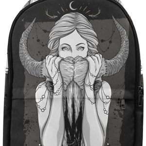 Baphomet Backpack Bag Bags Handbag Goat Witch Satan Occult Devil ...