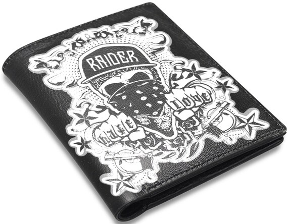 Gangsta Wallet Gangster Purse Raider Felon PU Leather Wallet | Etsy