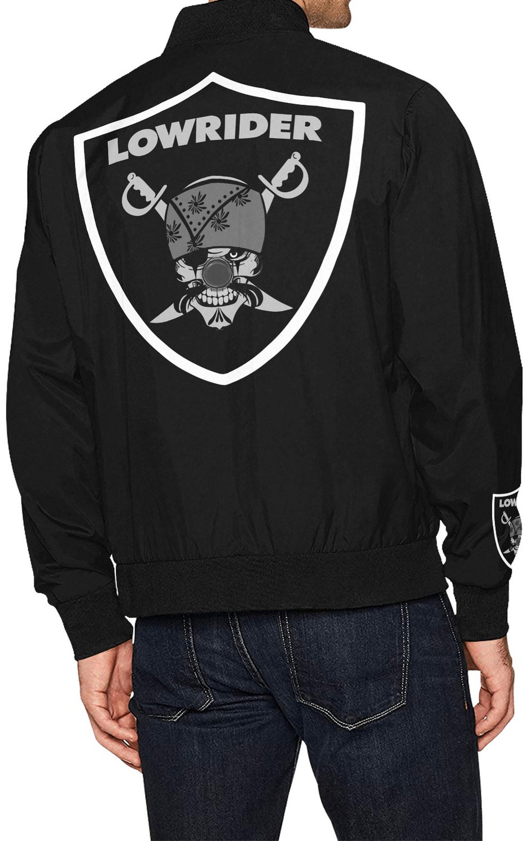 Lowrider Bomber Jacket Impala Chicano Cholo Mexican Gangsta Gangster ...