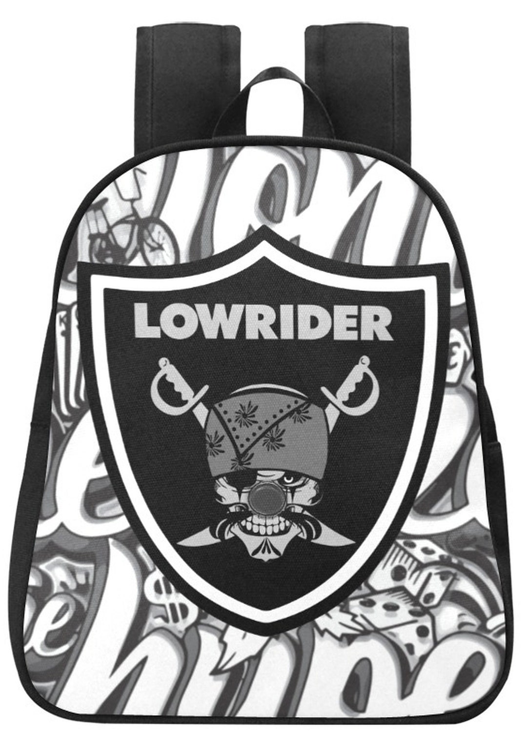 Kids Backpack Small Raider Vato Loco Lowrider Chicano Cholo Mexican ...