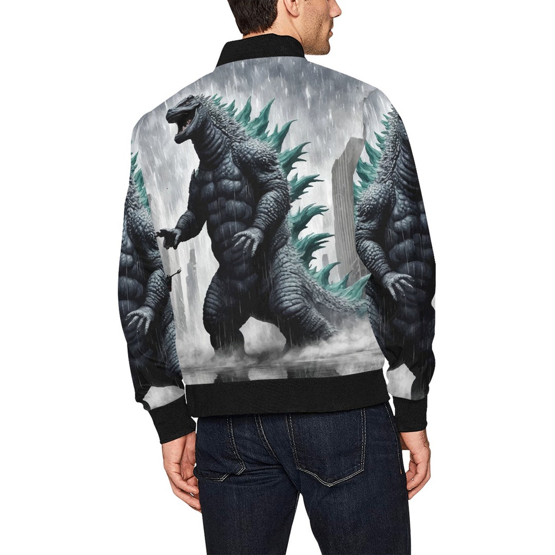 Godzilla Bomber Jacket Gojira Kaiju Japan Sci-fi Monster Horror ...