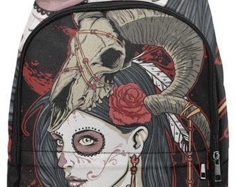 Satanic Symbols Backpack Hail Satan While You Wear This Goth - Etsy